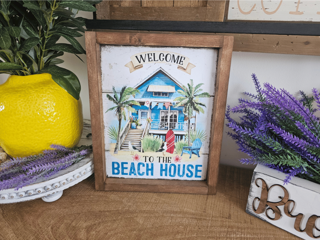 Cadre farmhouse Bord de Mer – sign Farmhouse